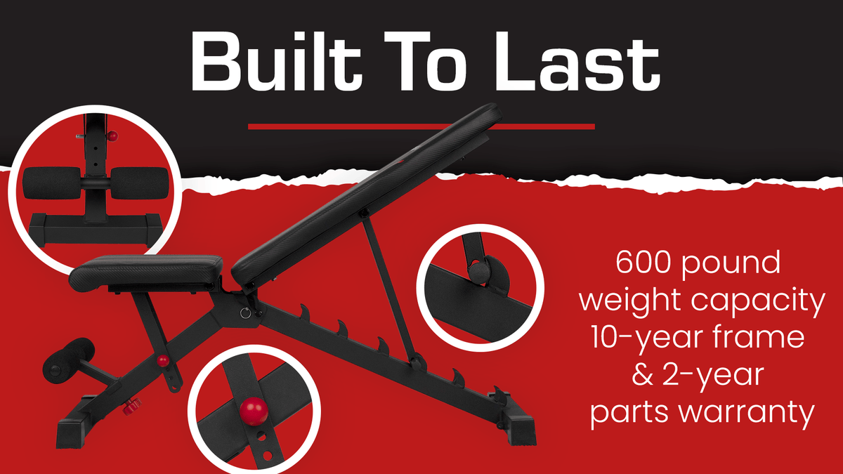 Foldable Adjustable Workout Bench | Core Home Fitness